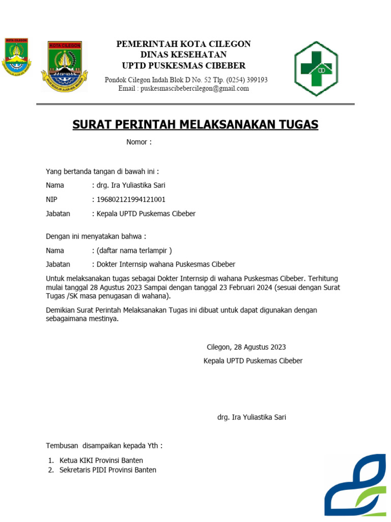 SPMT Peserta PKM Cibeber | PDF