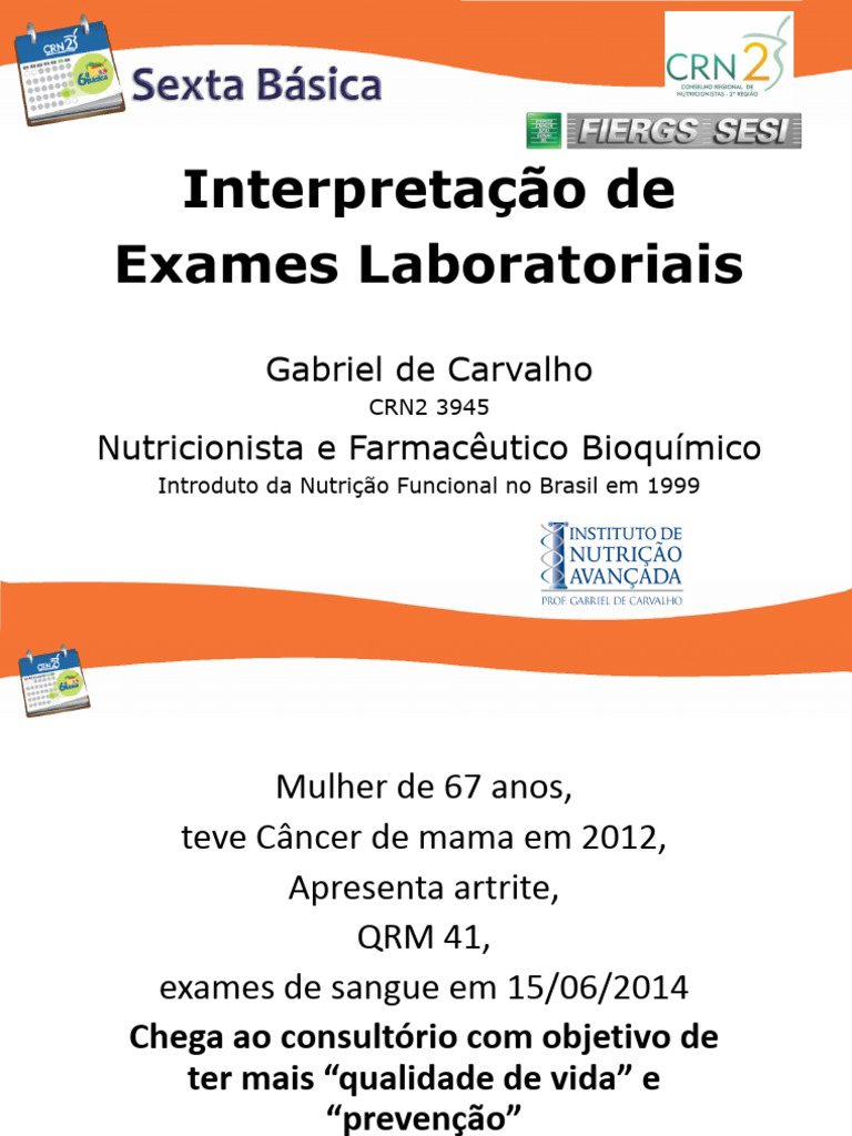 Interpretacao Exames | PDF | Especialidades médicas | Medicina Clínica