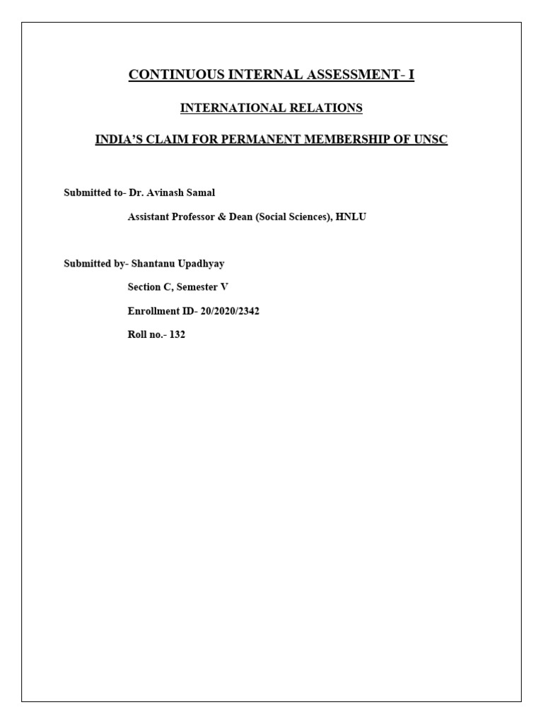 132 Shantanu Upadhyay IR SEC C | PDF