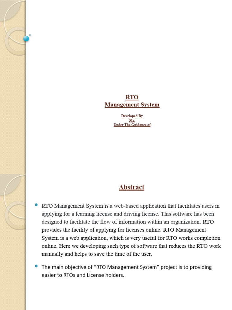 RTO-MS-PPT | PDF