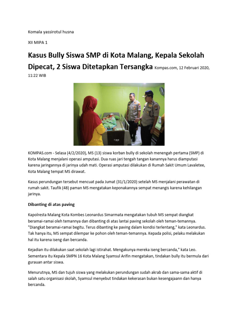 Komala Yassirot-WPS Office | PDF | Fiksi Misteri, Thriller, & Kejahatan