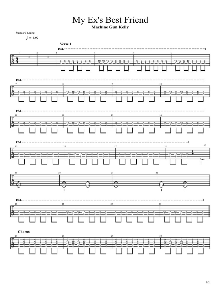 Machine Gun Kelly - My Exs Best Friend | PDF