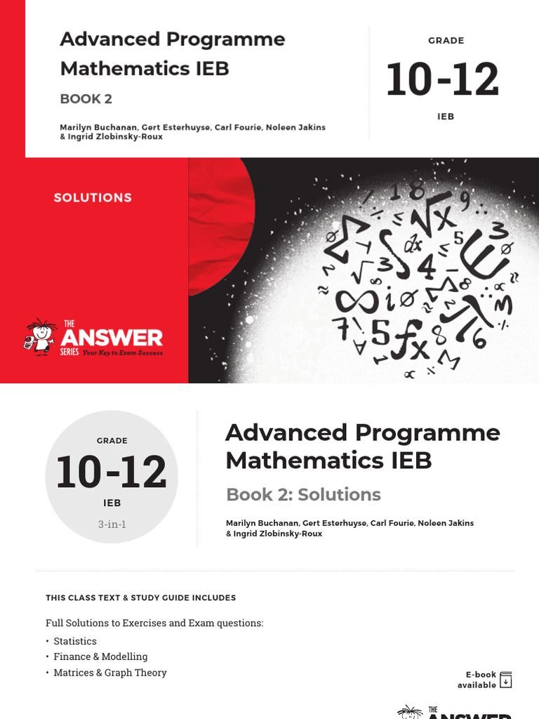 Gr-10-12-Adv-Programme-Maths-IEB-Book-2-Solutions-Extracts | PDF