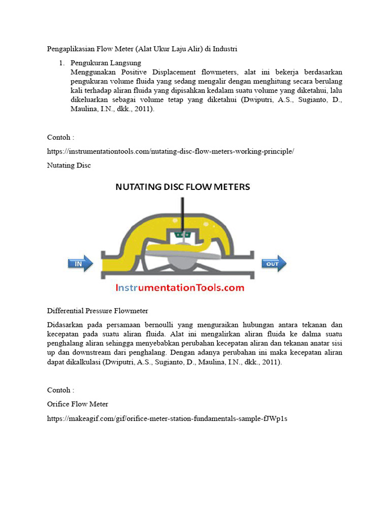 Aplikasi Flowmeter | PDF