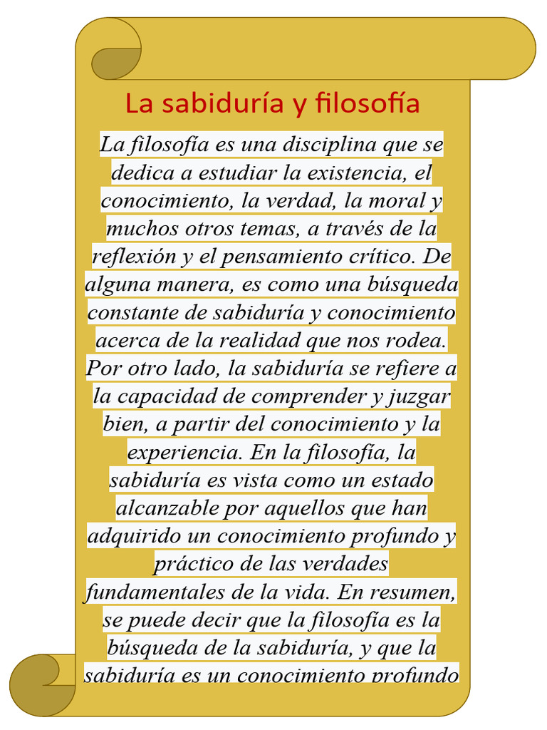 Filosofía y búsqueda de sabiduría | PDF