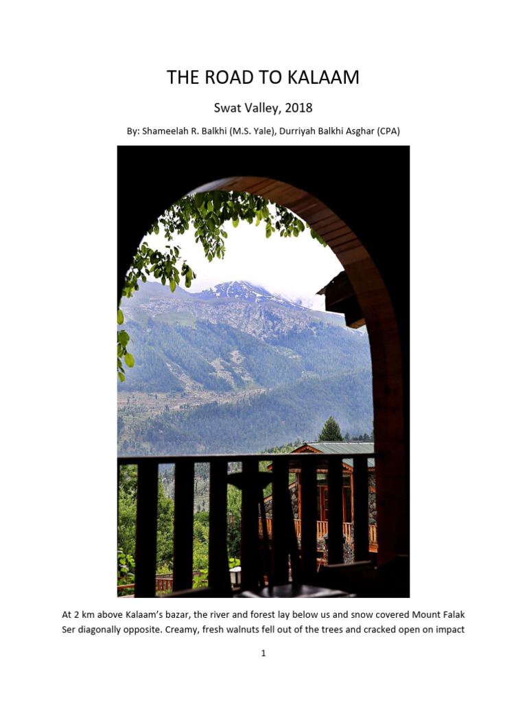 The Road To Kalam | Download Free PDF | British Raj