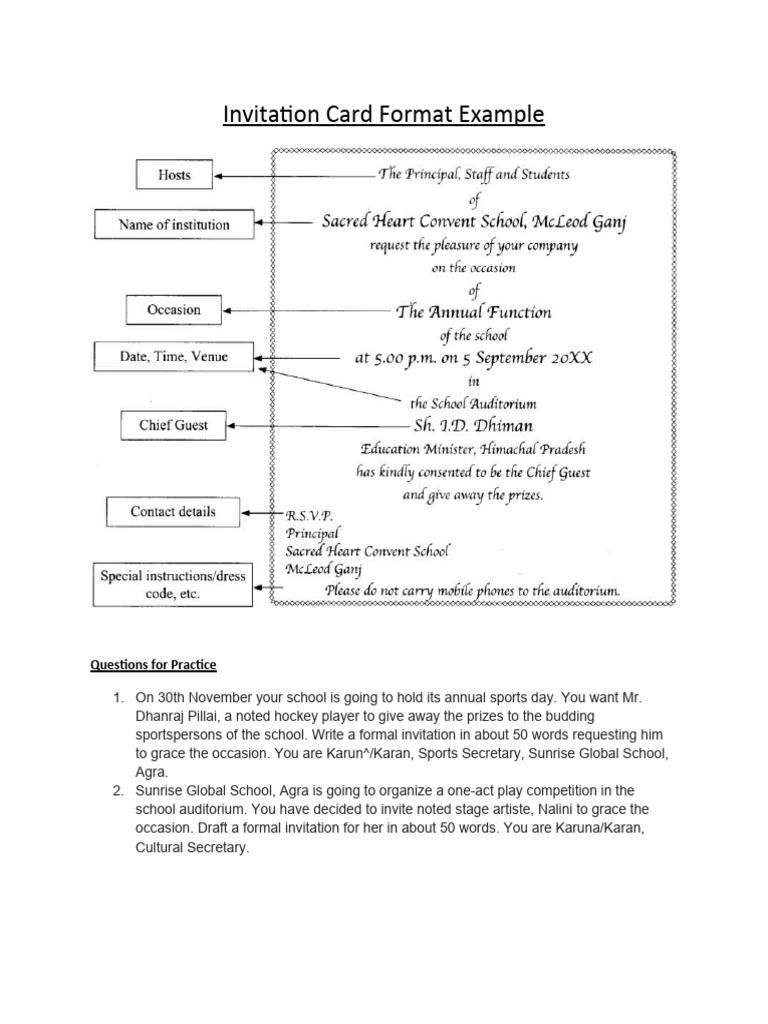 Invitation | PDF | Language Arts & Discipline