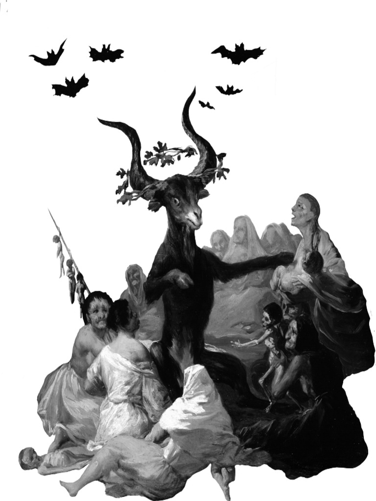 GOYA - El - Aquelarre - (Museo - Lázaro - Galdiano, - Madrid, - 1797-98) PNG | PDF