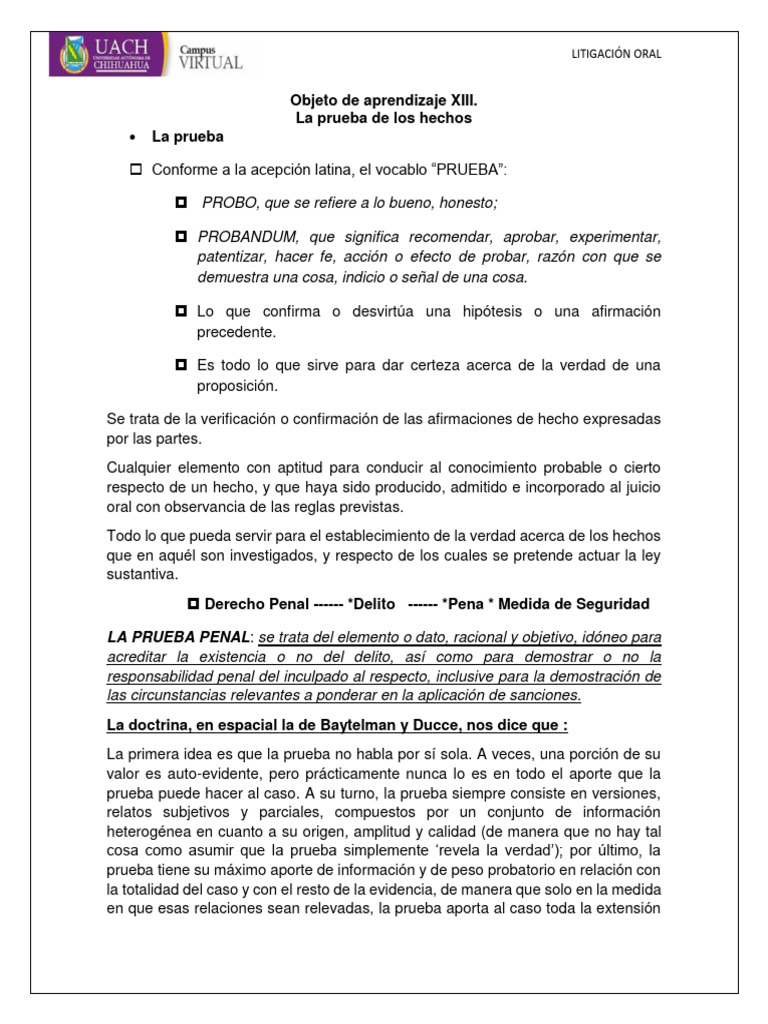La Prueba | PDF