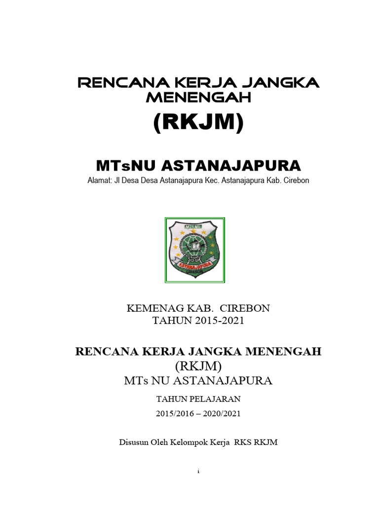 Rks - RKJM (Jangka Menengah) | PDF