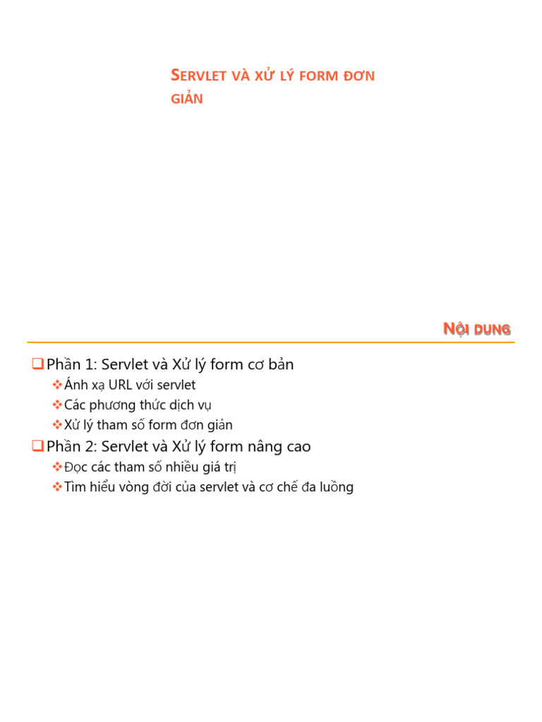 Slide 2-Servlet - Form | PDF
