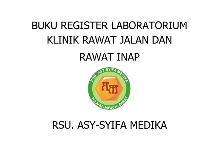 BUKU REGISTER LABORATORIUM KLINIK RAWAT JALAN DAN | PDF