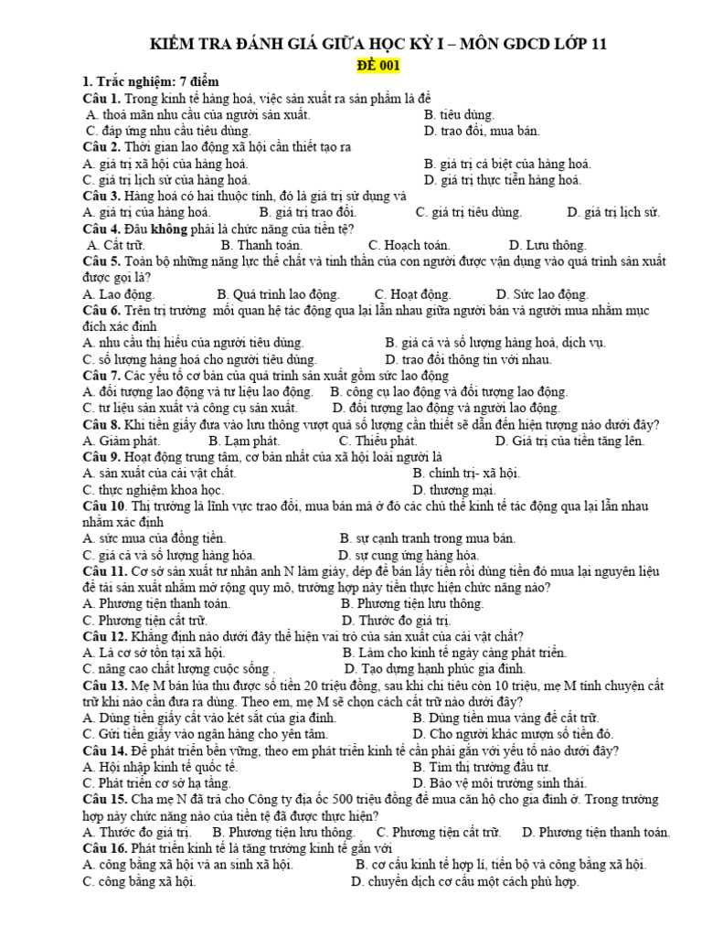 Ma de 001 GDCD 11 | PDF