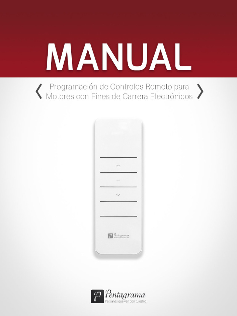Pentagrama 87 - Manual Programacion de Control Remoto | PDF