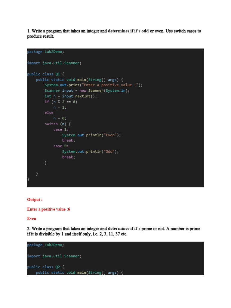 Lab 2 Solution | PDF | Theoretical Computer Science | Software Development