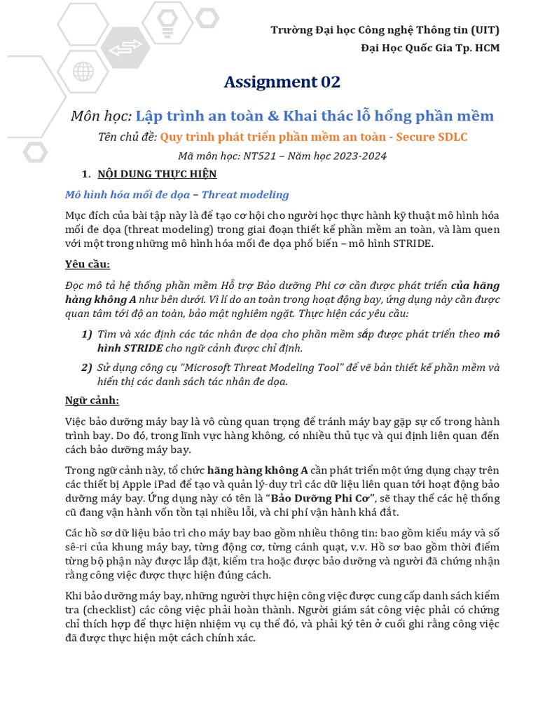 Assignment02 - SSDLC-Requirement - 2023 | PDF