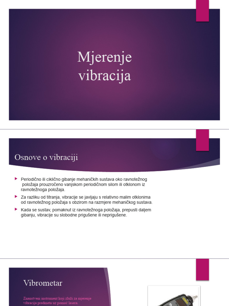 Mjerenje Vibracija | PDF