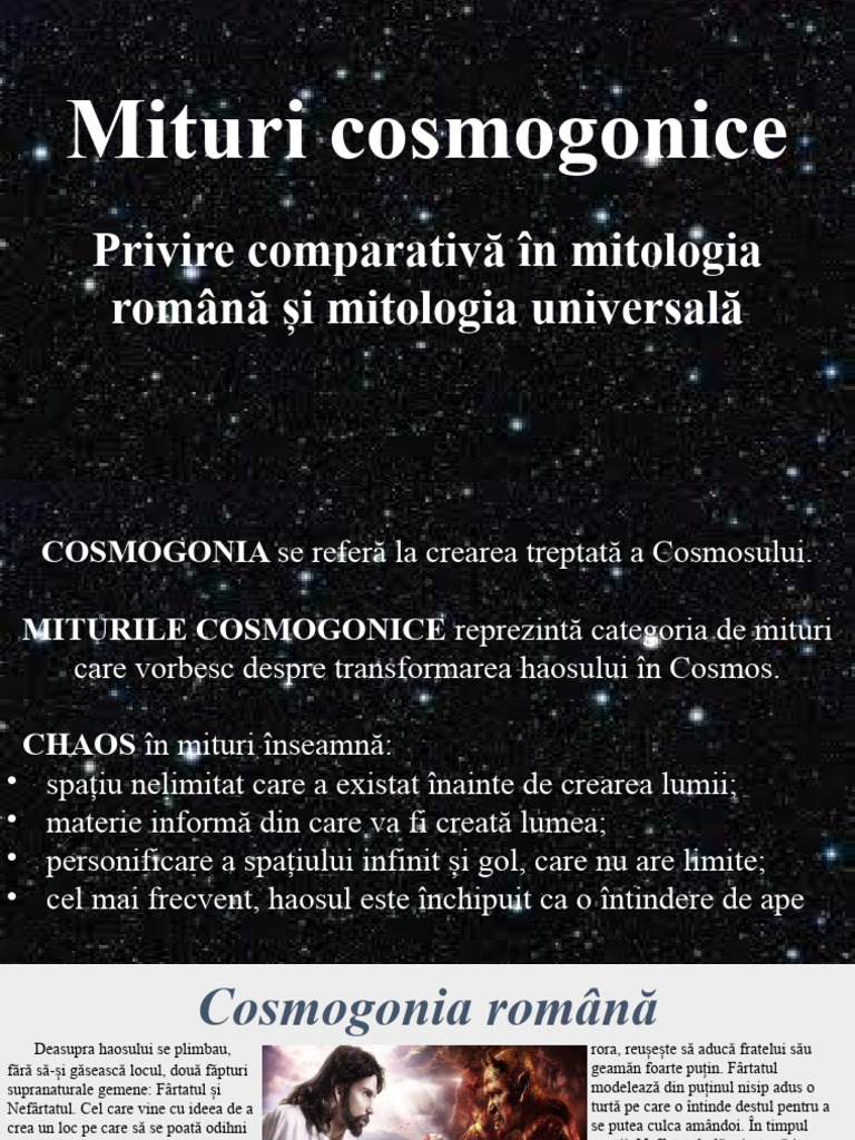 Mituri Cosmogonice | PDF