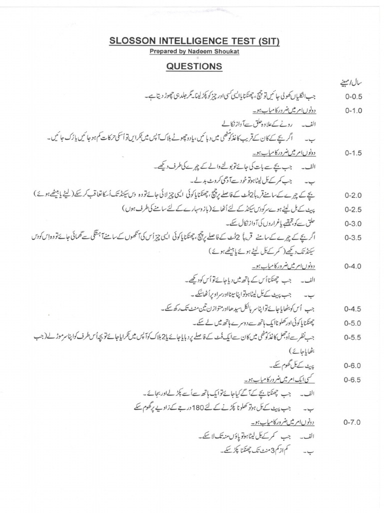 SIT Urdu | PDF