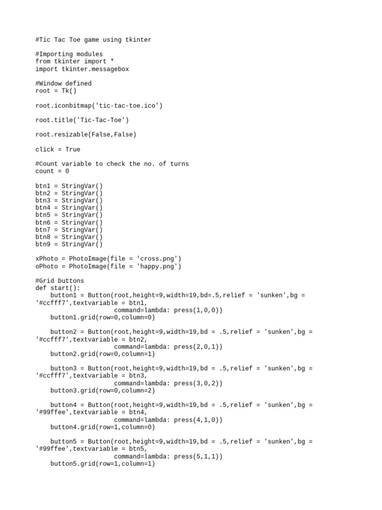 Tci Tac Toe Game | PDF | Games & Activities | Teaching Methods & Materials