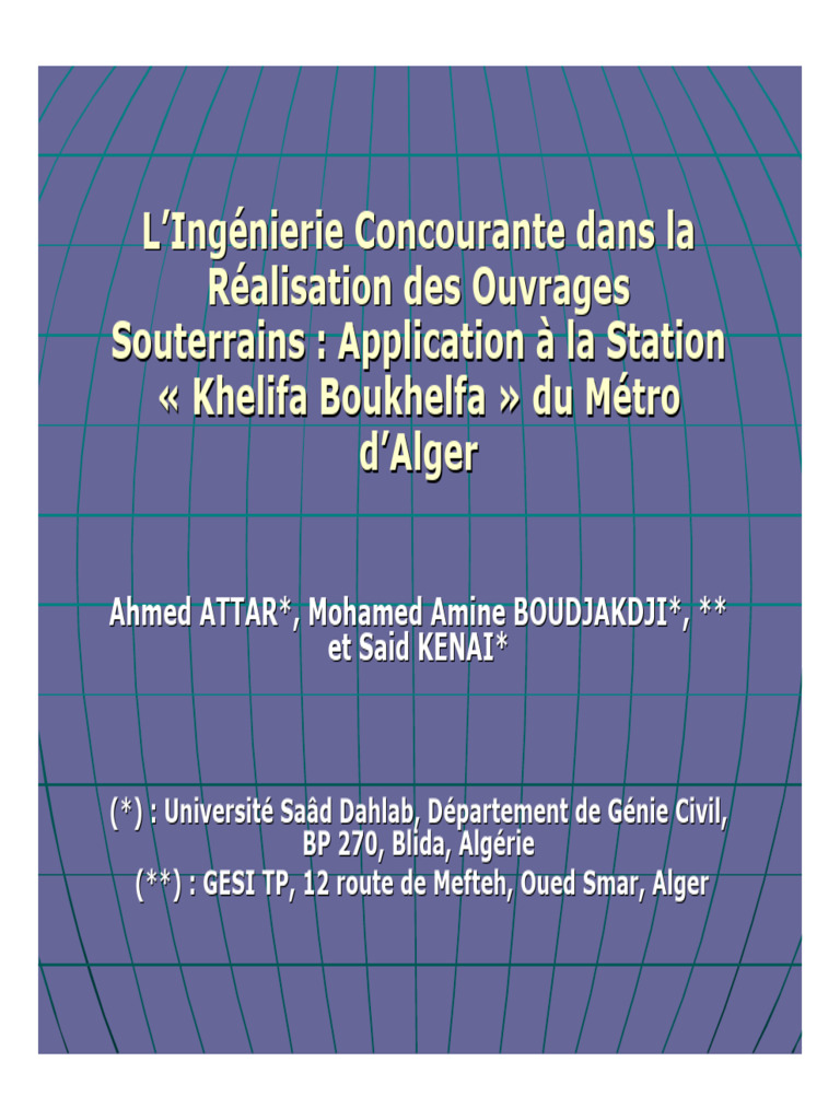 L'Ingénierie Concourante Dans La Realisation Des Ouvrages | PDF