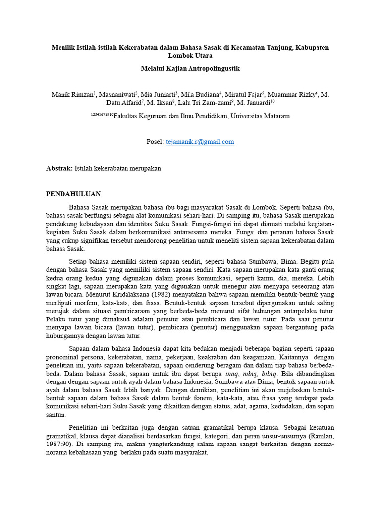 Artikel Antropo | PDF