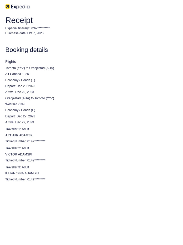 Receipt: Booking Details | PDF | Business | Social Science