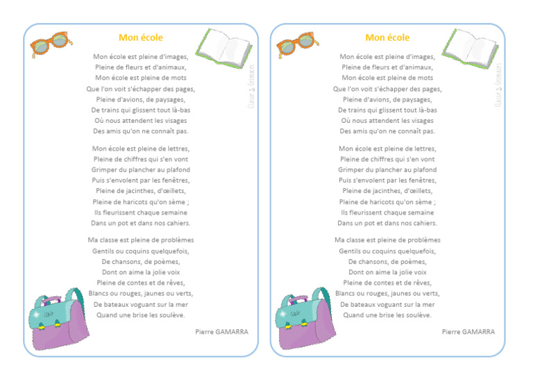 1 Mon Ecole Pierre Gamarra | PDF
