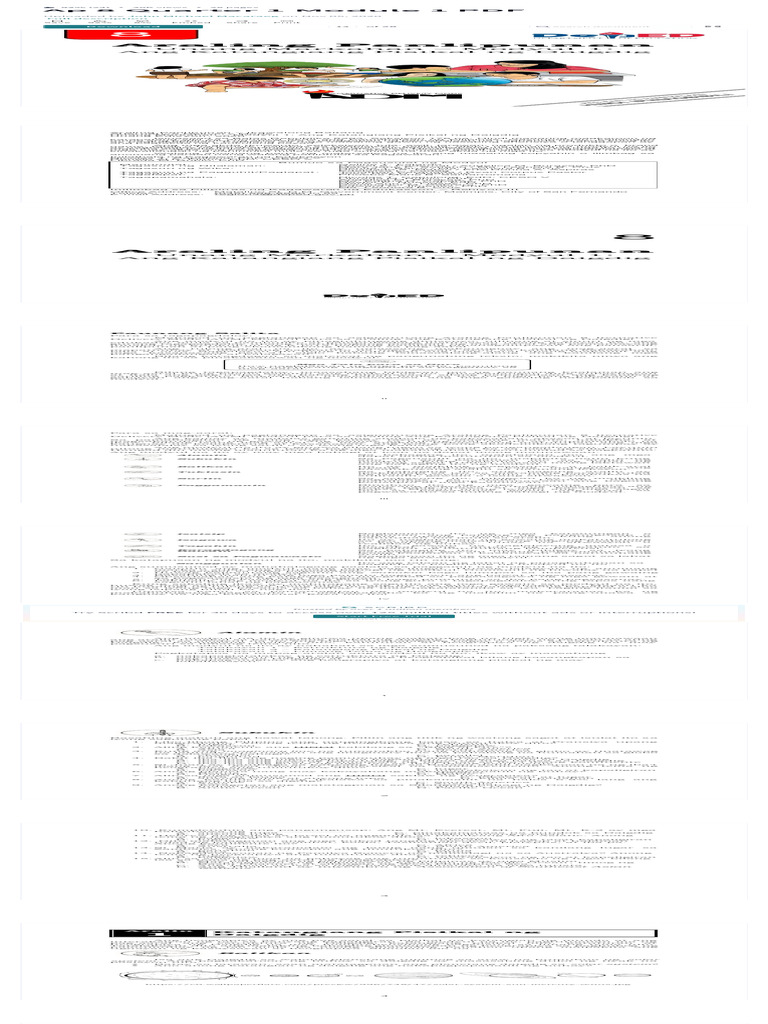 Ap 8 Quarter 1 Module 1 PDF PDF 2 | PDF