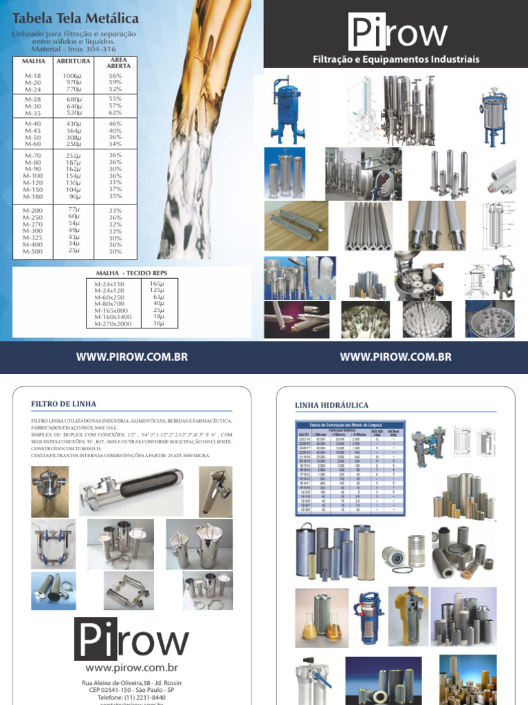 Catalogo Pirow | PDF | Tecnologia e Engenharia