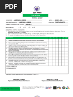 COT Observation-Notes-Sample 1 | PDF | Motivation | Motivational