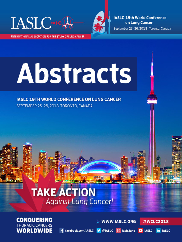 WCLC 2018 Lung Cancer Abstracts | PDF