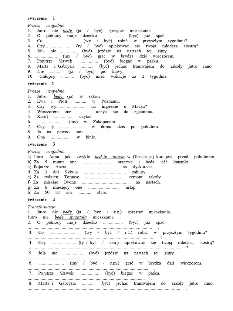 Kpk_1_L_16_czas przyszly | PDF