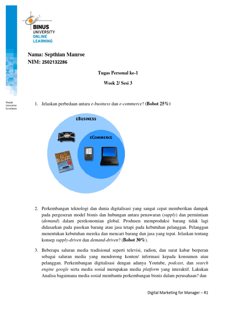 Tugas Personal 1 - Septhian Manroe | PDF