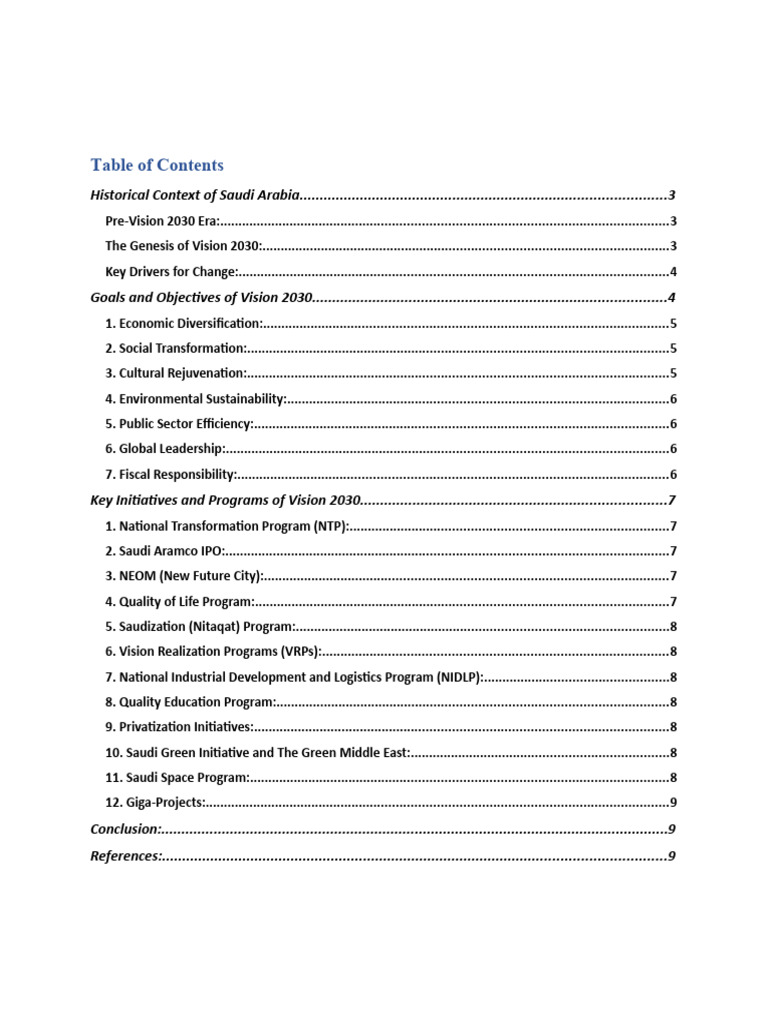 نسخة Vision 2030⁩ | PDF | Sustainability | Saudi Arabia