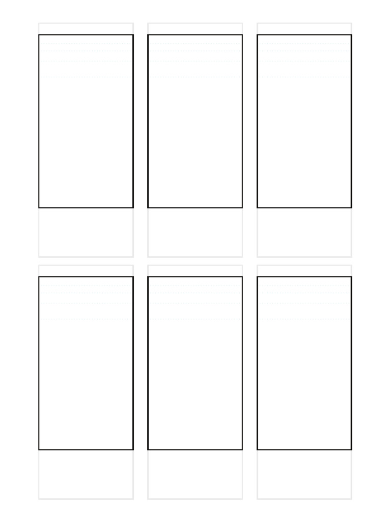 Vertical Spacing Storyboard | PDF