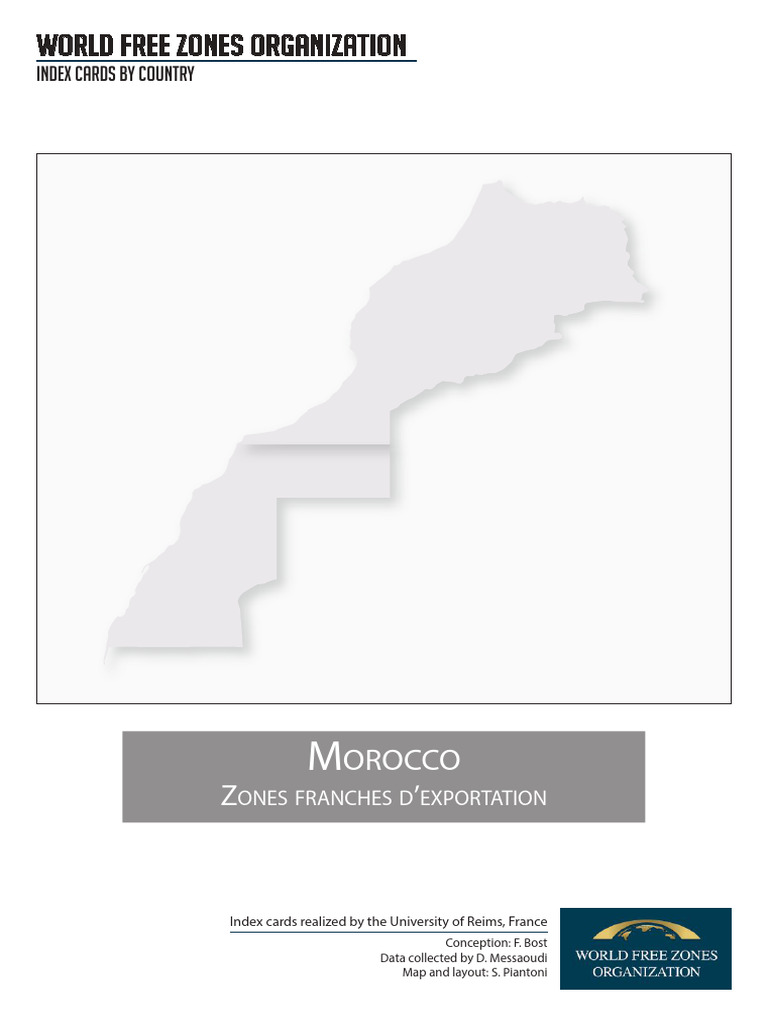 Morocco Free Zones Overview and Data | PDF