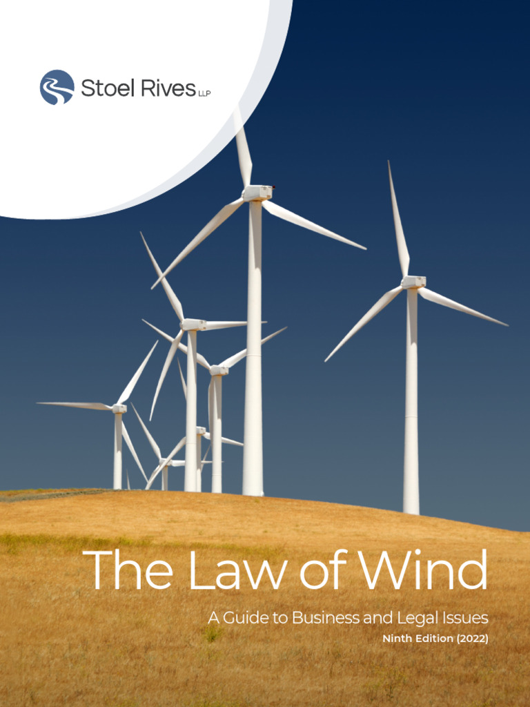 Stoel Rives - The Law of Wind | PDF | Wind Power