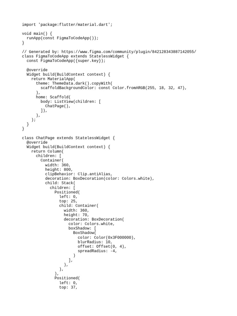 chat page code | PDF
