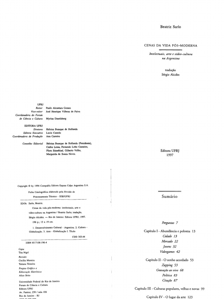 Cenas Da Vida Pós Moderna | PDF