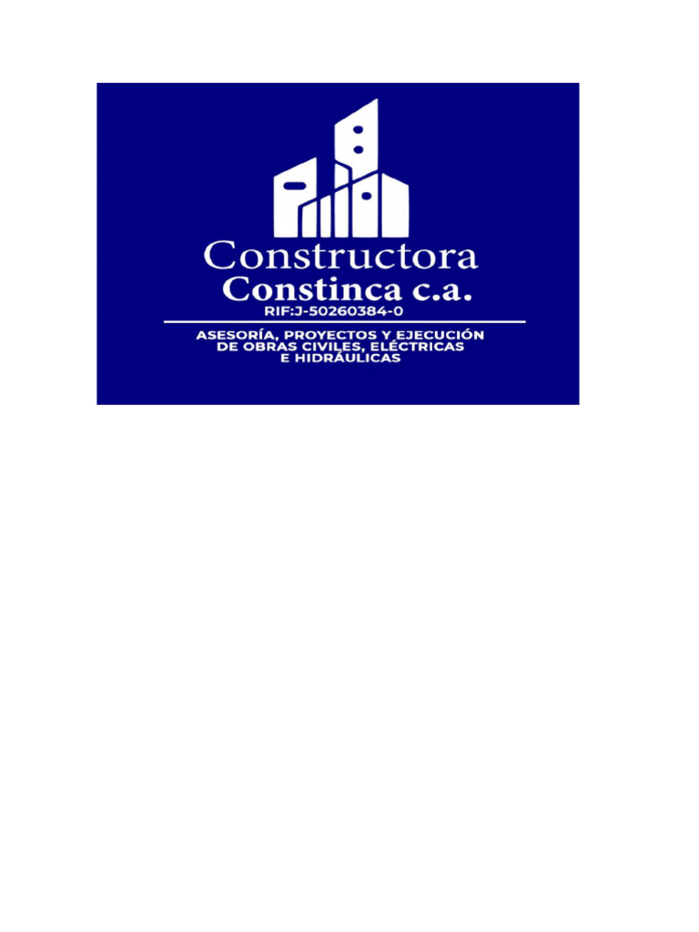 Logo Constructora Constinca | PDF