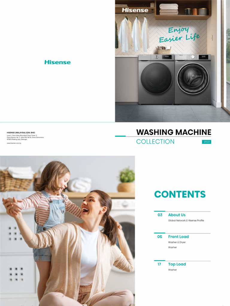 Hisense Washing Machine Catalogue 2023 | PDF