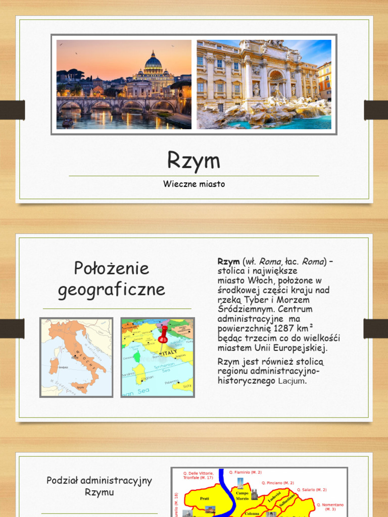Prezentacja Rzym | PDF