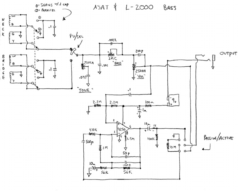 G&L l2000 (Preamp Schematic) | PDF