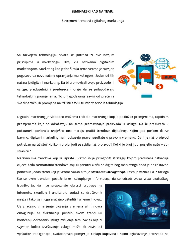 Digitalni Marketing. | PDF