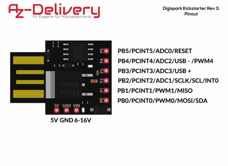Digispark Pinout | PDF