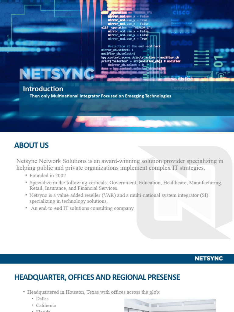 Netsync Mea | PDF
