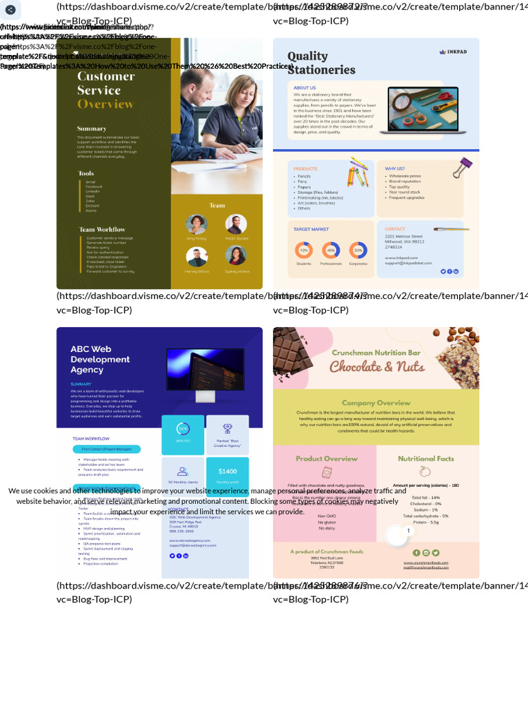 11 One-Pager Templates & Tips | PDF | Technology & Engineering