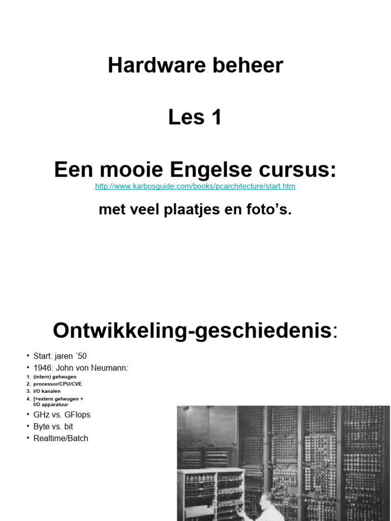 Les 1 en 2 Computers Algemeen | PDF