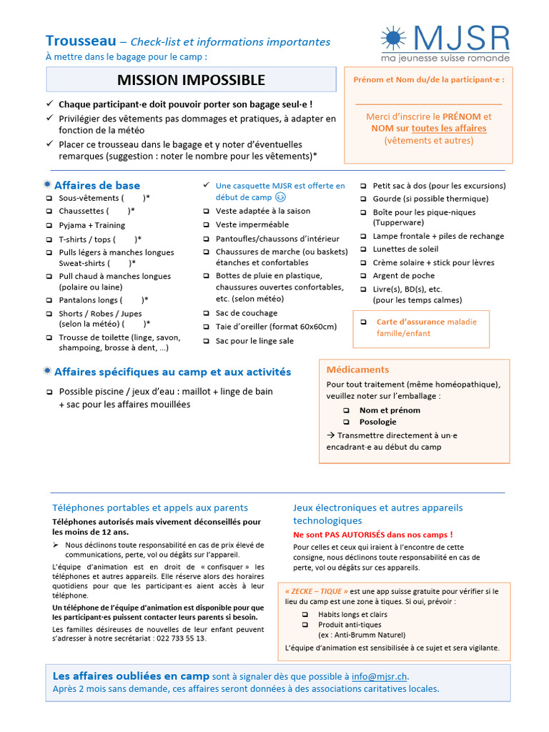 Trousseau - Mission Impossible | PDF